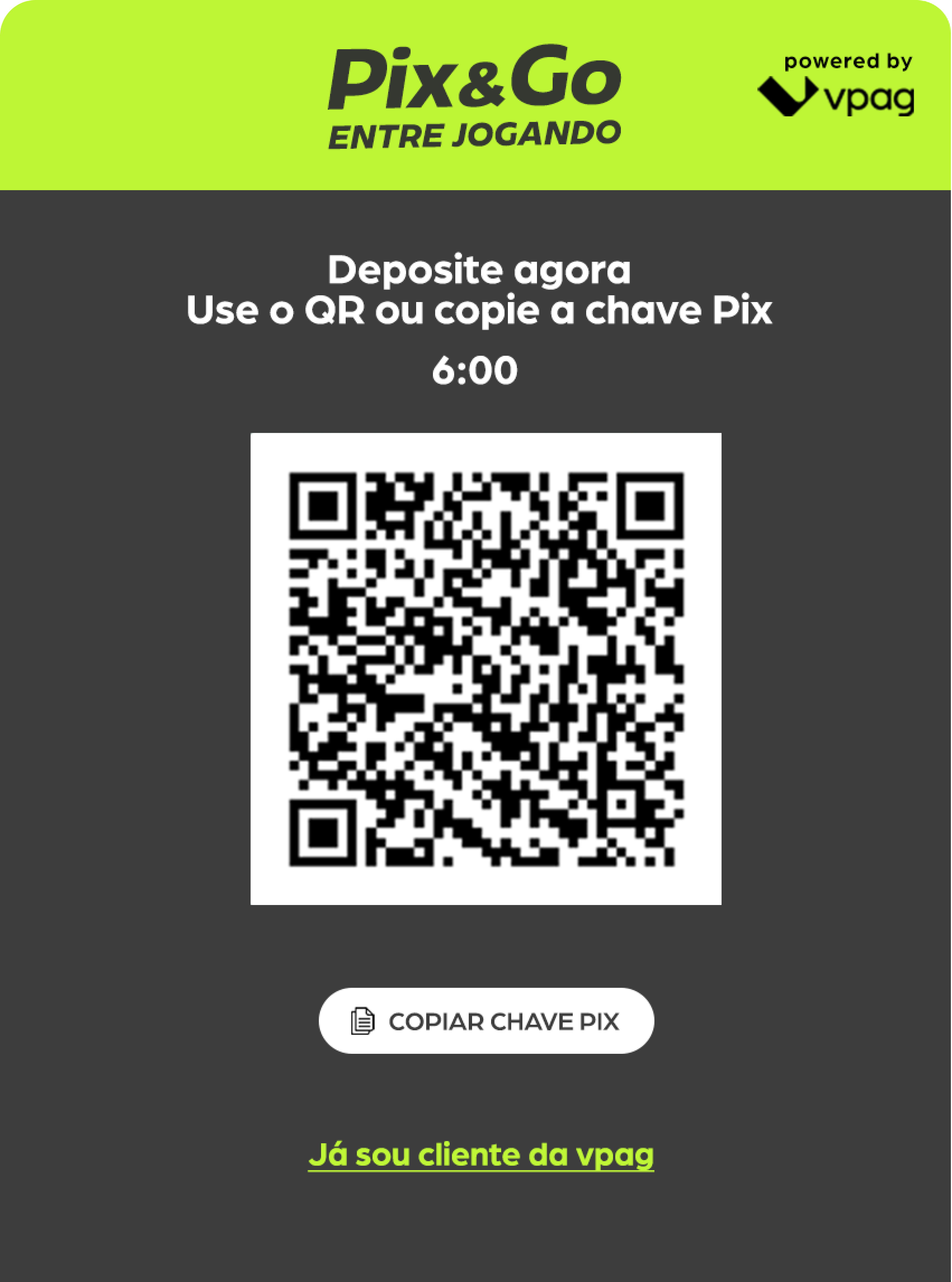 API Reference | PIX and Go - Vpag Flash